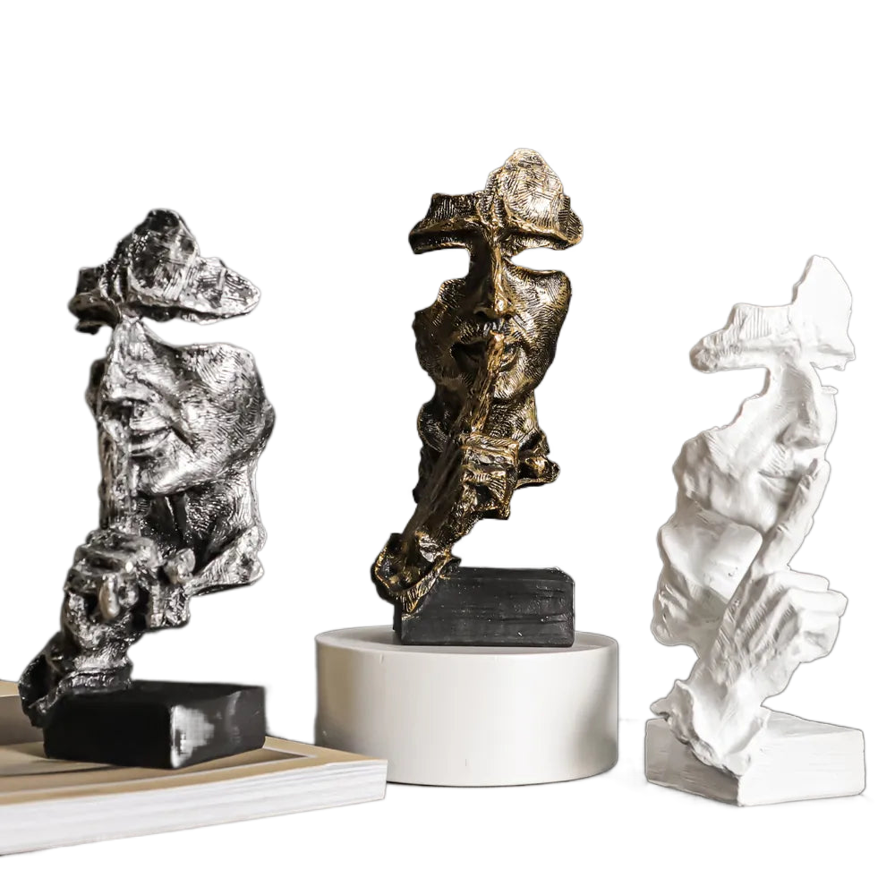 The Thinker Statue Face