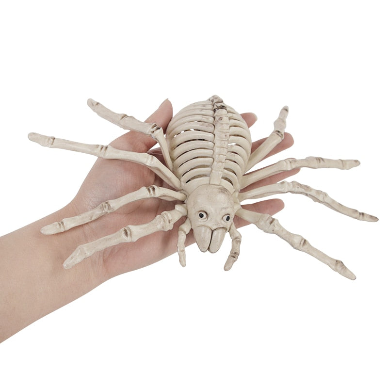 Halloween Decoration Horror Skeleton Fake Human Bats rat spider Animal ...
