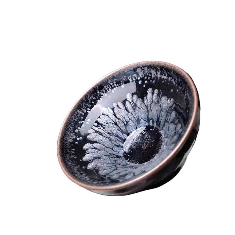 Jianzhan Chinese Vintage Tea Cup Jian Ware Handleless Tea Cups Oil Gla ...