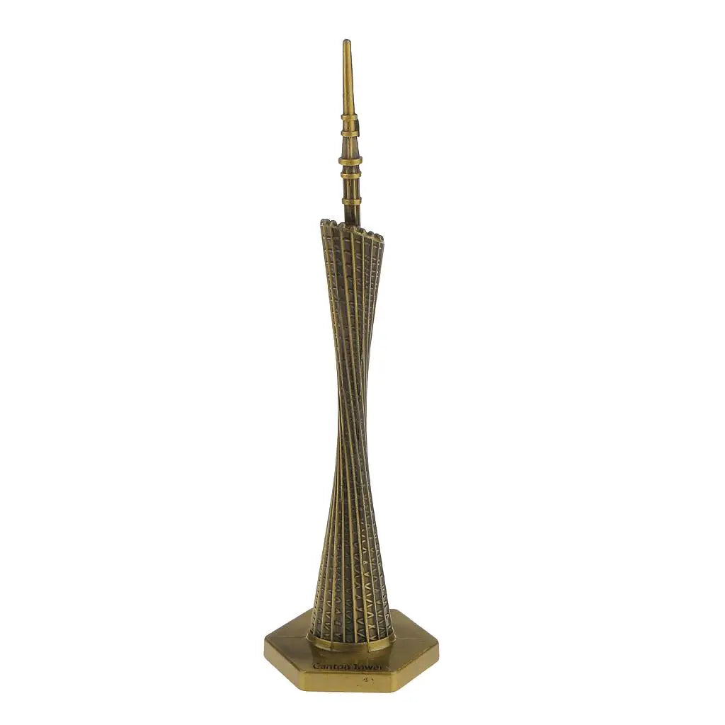 20cm China Canton Tower Figurine Model Guangzhou Tower Statue Shelf De ...