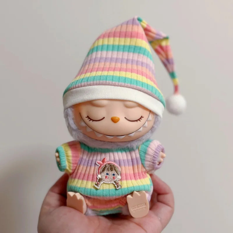 New Hot Mini Plush Doll'S Clothes Outfit Accessories For Korea Lafufu ...