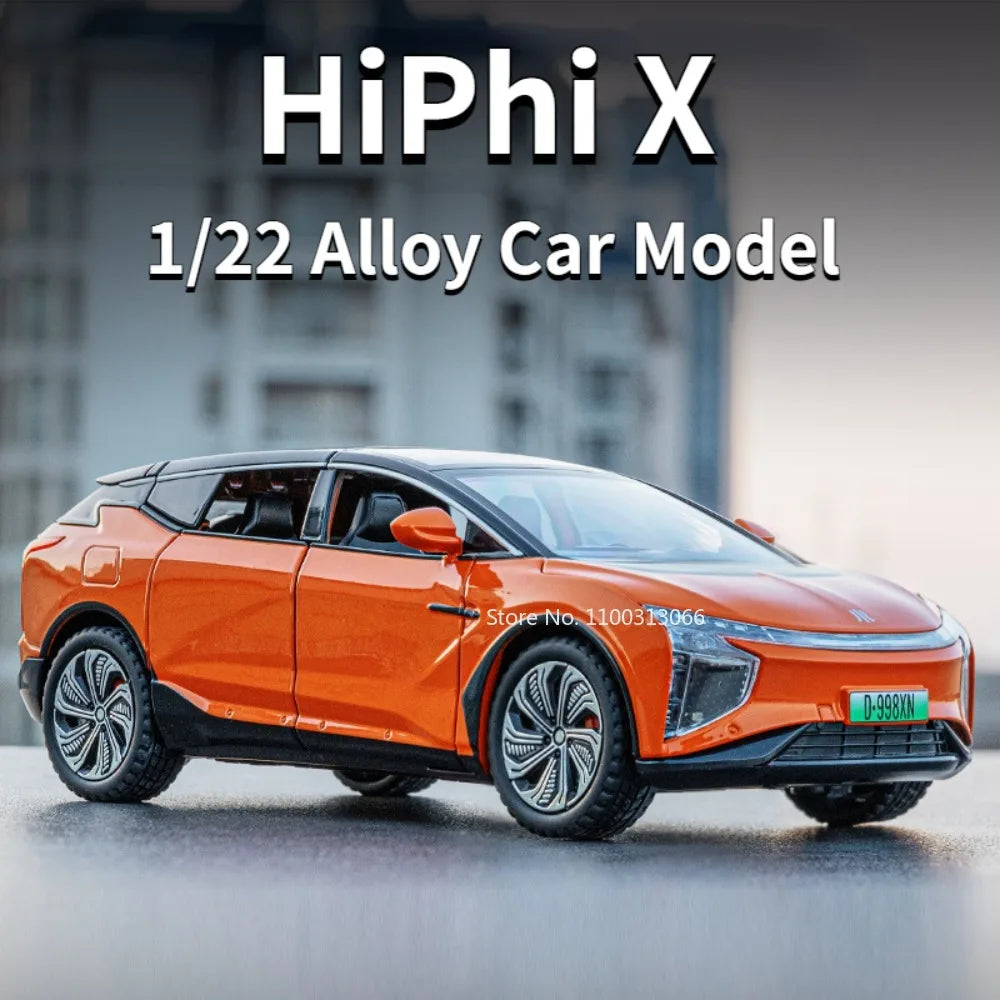 1:22 HiPhi X Rolls-Royce Wraith Alloy Cars Models Doors Opened New Ene ...
