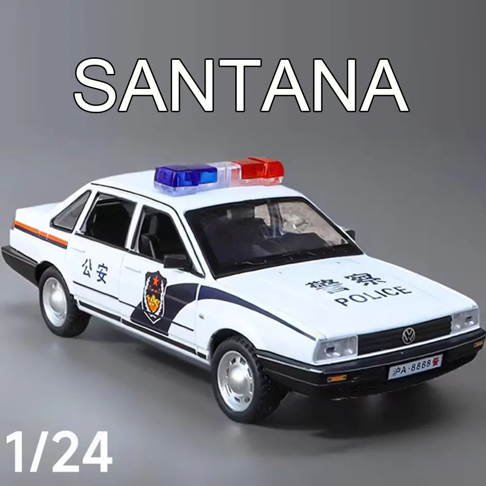 1:24 Scale Alloy SANTANA AE86 Models Toys Police Cars Alloy Diecasting ...