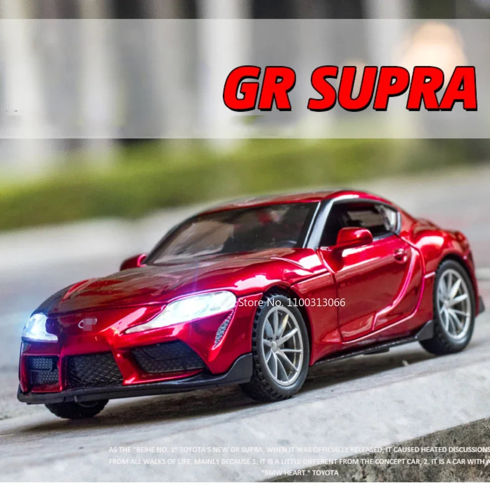 1:32 GR Supra Alphard Miniature Supercar Toy Models Alloy Diecast Spor ...