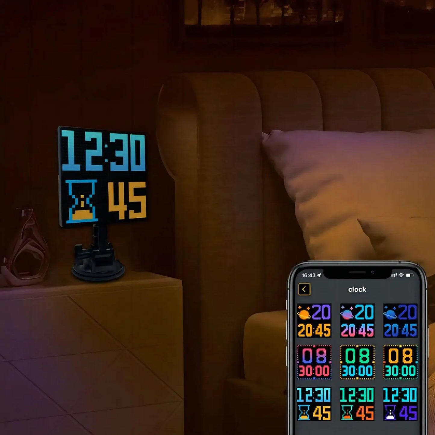 LED Pixel Display Screen App Control LED Car Sign Screen with 32x32 Pi ...