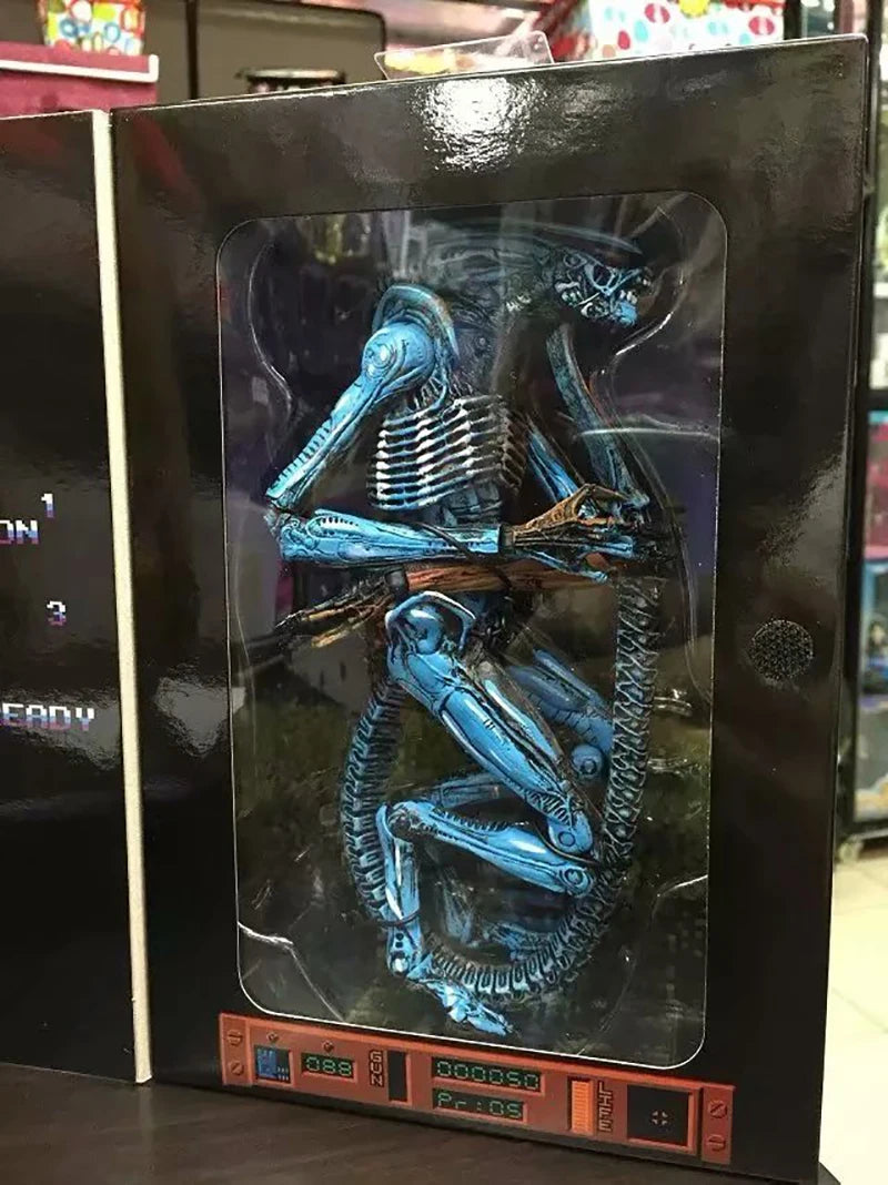 NECA Alien Blue Alien Xenomorph Figma Predator Toy Ripley Action Figur ...