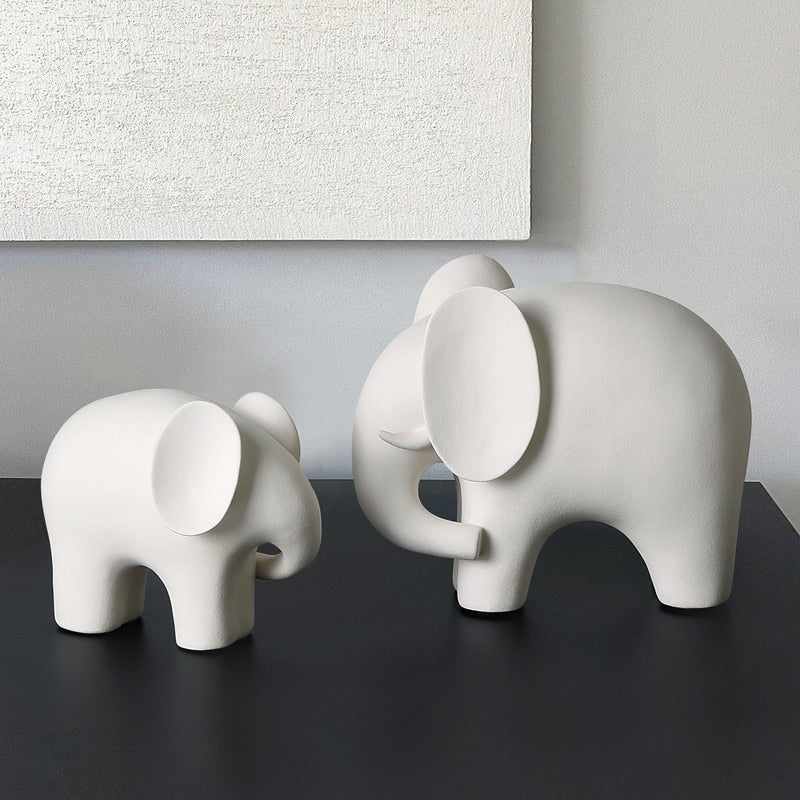 Resin Elephant Decorations, Living Room Office Desk Animal Crafts Relo ...