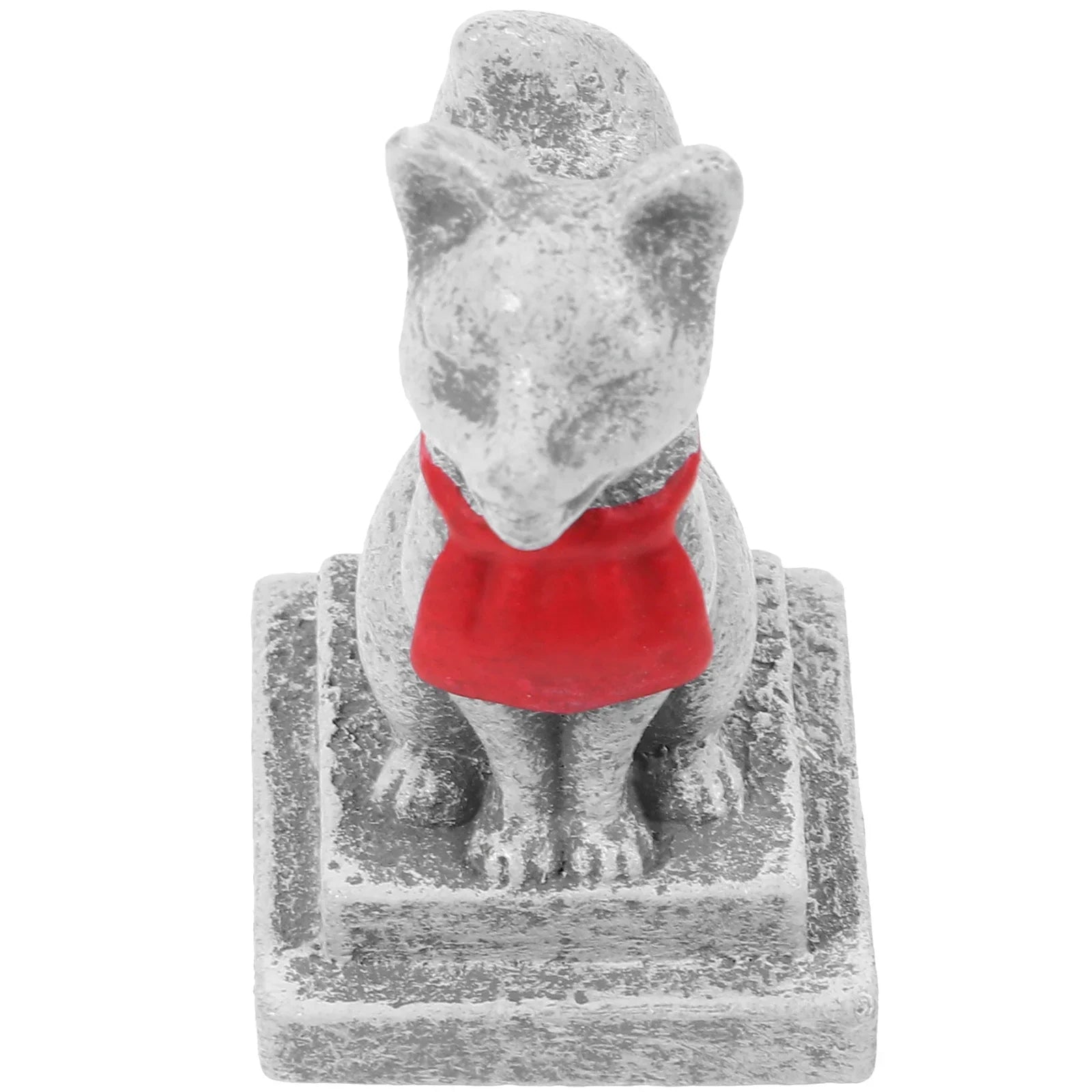 Inari Shrine Sacred Foxes Miniature Resin Japanese Fox Statue Kitsune ...