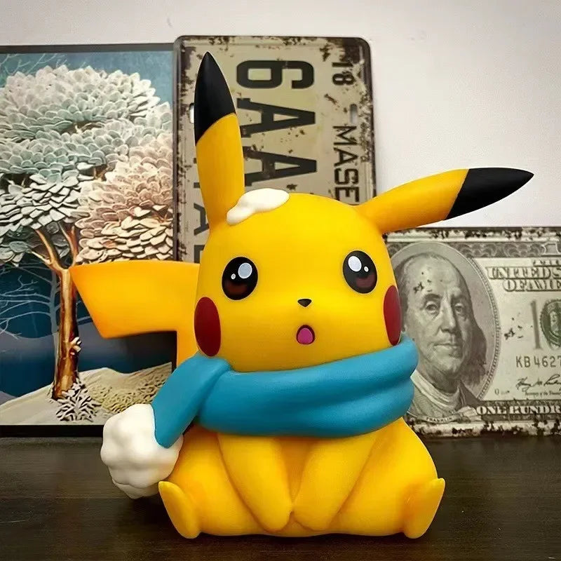 23CM Pokemon Pikachu Action Figure Large Anime Pocket Monster Cartoon ...